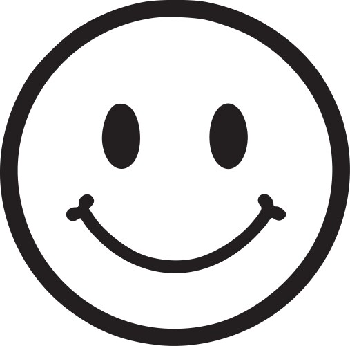 Happy Face Black and White Vector Images (over 250,000)