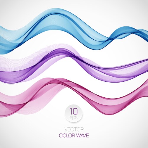 Colorful wave Royalty Free Vector Image - VectorStock