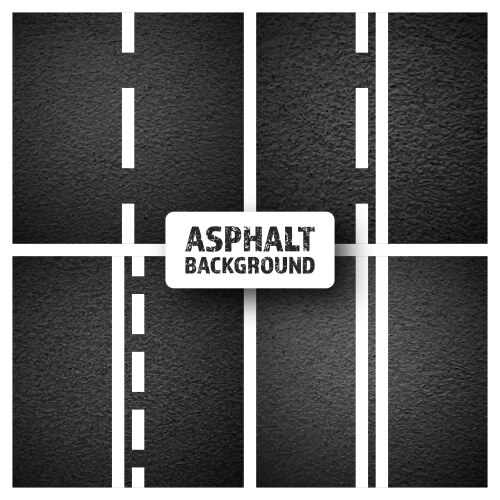 Straight road marking Royalty Free Vector Image