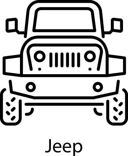Jeep Outline Vector Images (over 1,400)