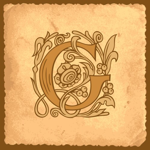 Letter G Font Calligraphy Vector Images (over 10,000)