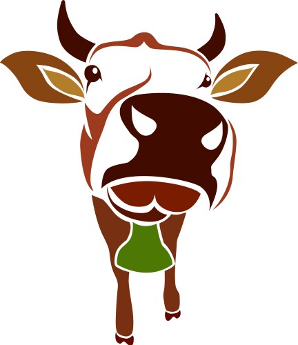 Cow Royalty Free Vector Image - VectorStock
