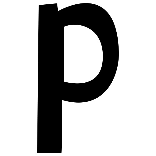 English alphabet p 4 Royalty Free Vector Image