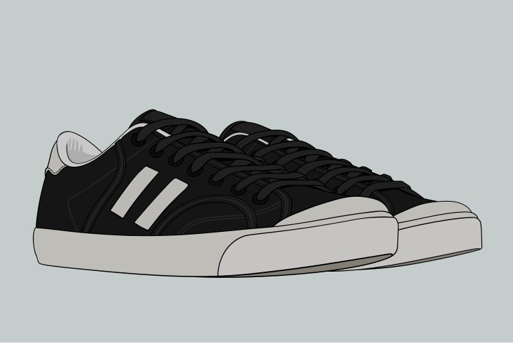 Cool shoes for playing skateboard Royalty Free Vector Image