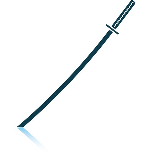 Katana sword Royalty Free Vector Image - VectorStock