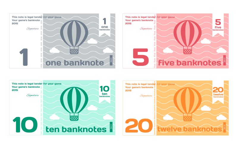 Banknote Template Vector Images (over 4,000)