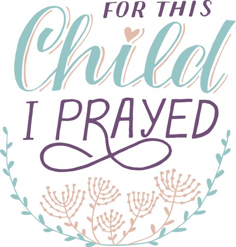 Hand lettering with bible verse prayer of the lord