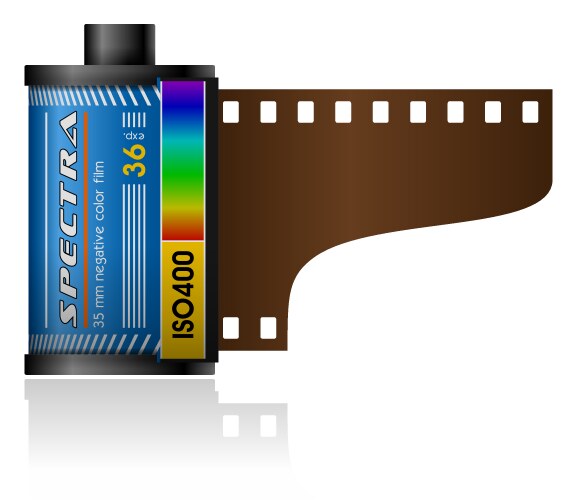 35mm filmstrip photographic Royalty Free Vector Image