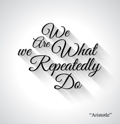 Inspirational and motivational typo no guts Vector Image