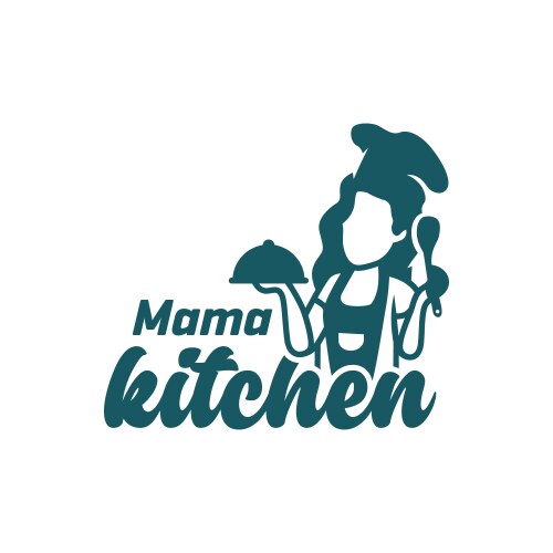 Woman cooking logo Royalty Free Vector Image - VectorStock