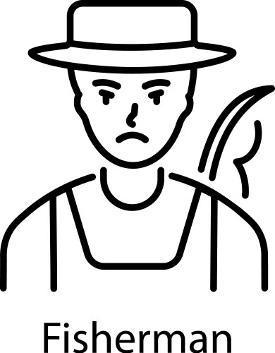 Fisherman Outline Vector Images (over 11,000)