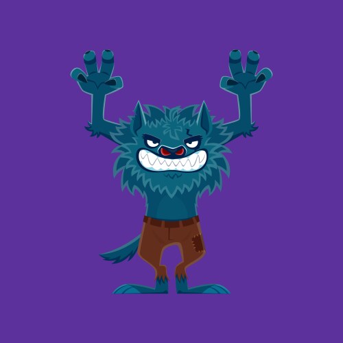 Cartoon Werewolf Vector Images (over 2,900)