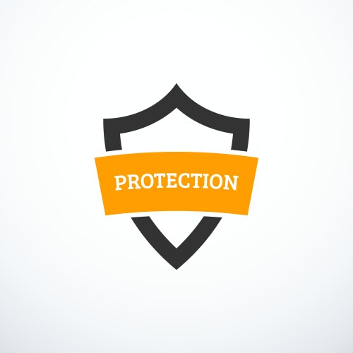 White shield icon Royalty Free Vector Image - VectorStock
