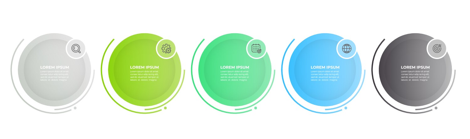 Infographic 5 Parts Vector Images (over 6,700)