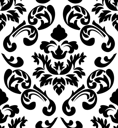 Seamless damask pattern Royalty Free Vector Image