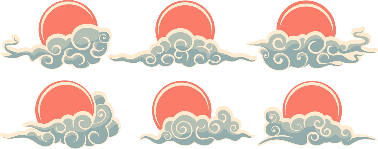 Japanese Clouds Vector Images (over 9,900)