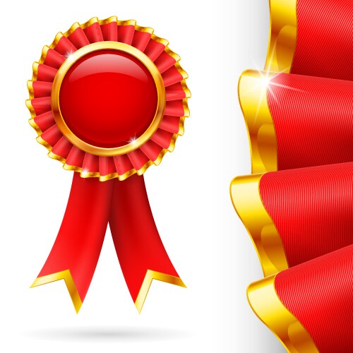 Award ribbon Royalty Free Vector Image - VectorStock