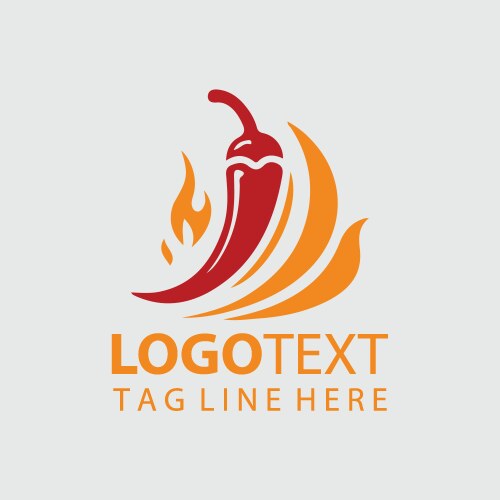 Chilli logo Royalty Free Vector Image - VectorStock