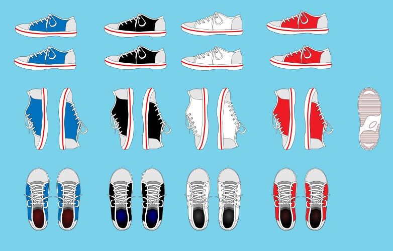 Sneakers Vector Images (over 40,000)
