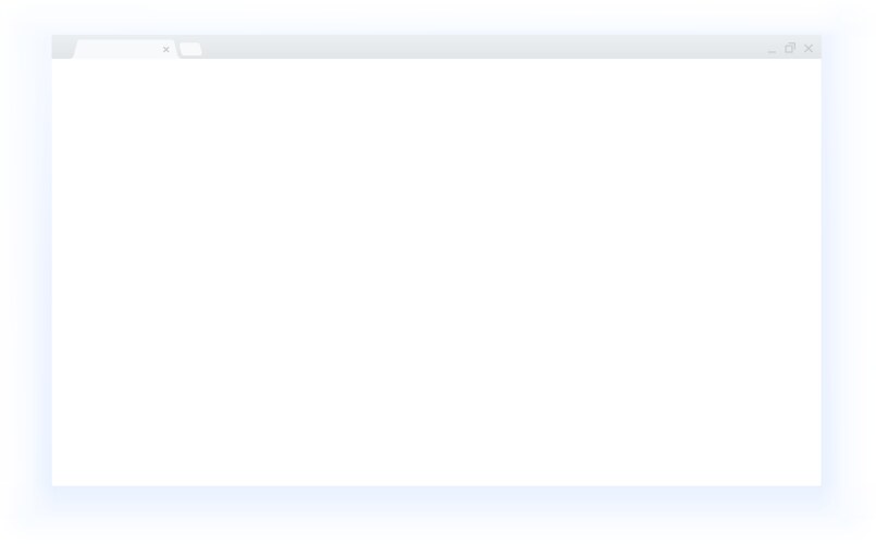 Internet browser window blank screen web page Vector Image
