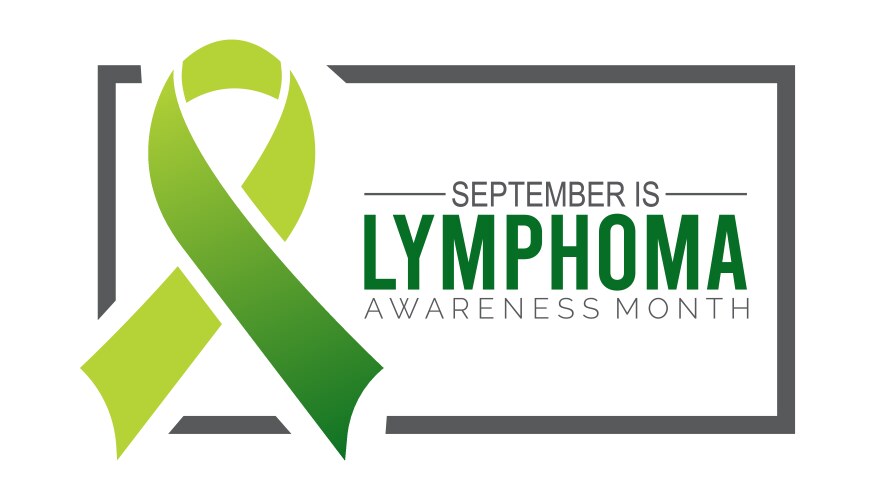 Lymphoma awareness month Royalty Free Vector Image