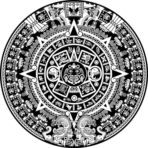 Aztec calendar Royalty Free Vector Image - VectorStock Aztec calendar Royalty Free Vector Image - VectorStock