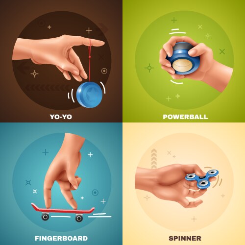 Hand gesture human set Royalty Free Vector Image