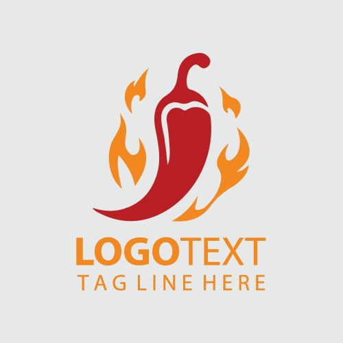 Chilli logo Royalty Free Vector Image - VectorStock