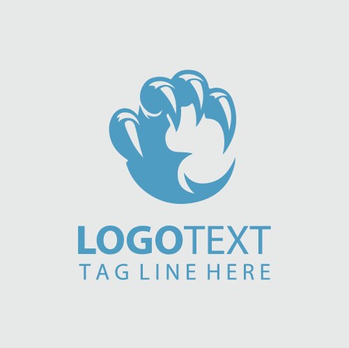 Claw logo Royalty Free Vector Image - VectorStock