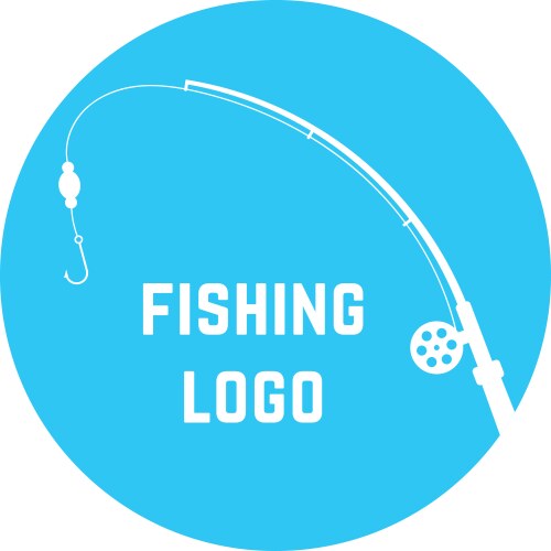 Fishing Rod Logo Premium Vector | Fishing Logo