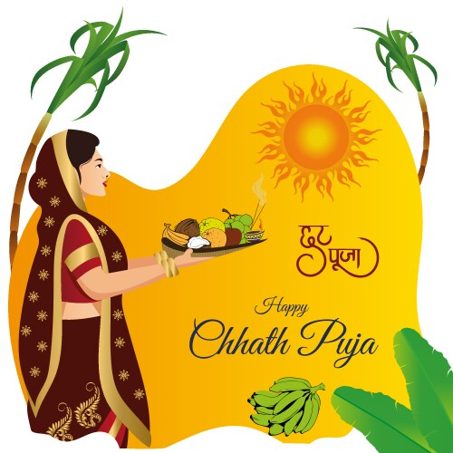 Chhath Pooja Vector Images (55)
