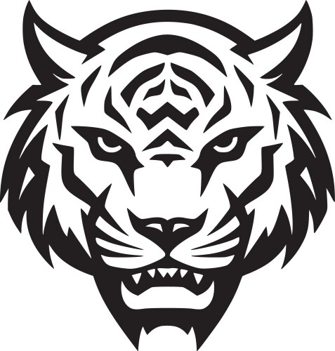 Tiger Outline Teeth Vector Images (over 1,100)