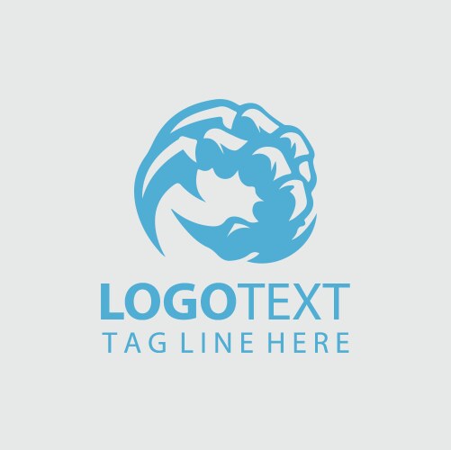 Claw logo Royalty Free Vector Image - VectorStock