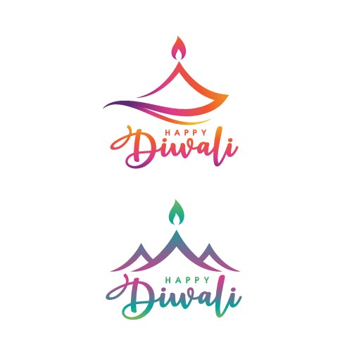 Happy diwali icon design Royalty Free Vector Image