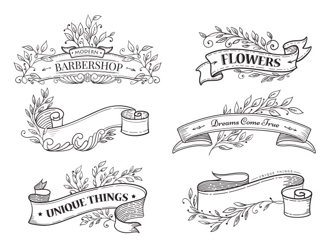Ribbon Royalty Free Vector Image - VectorStock