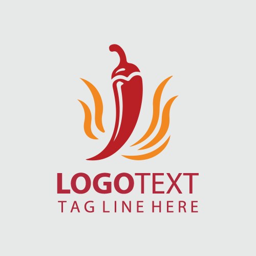 Chilli logo Royalty Free Vector Image - VectorStock