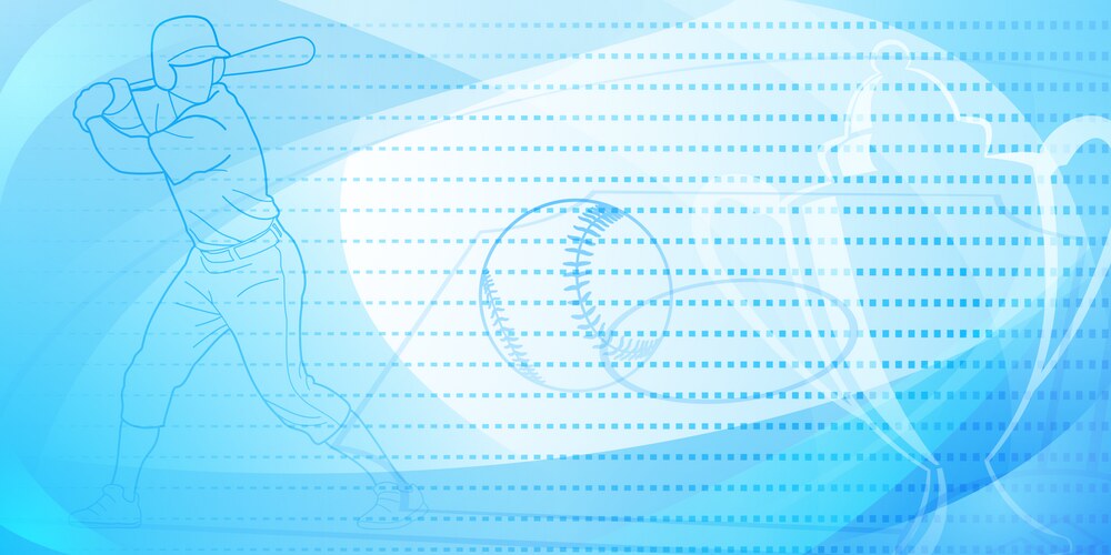 Baseball themed background Royalty Free Vector Image