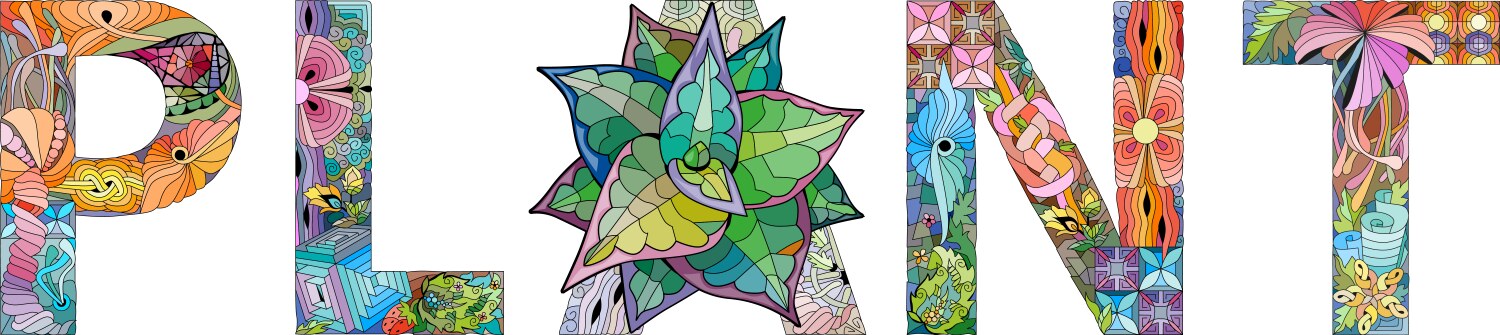 Plant text for literature lesson school class Vector Image