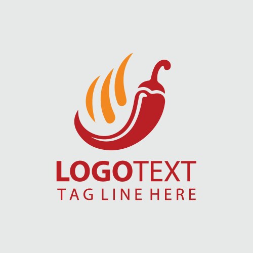 Chilli logo Royalty Free Vector Image - VectorStock