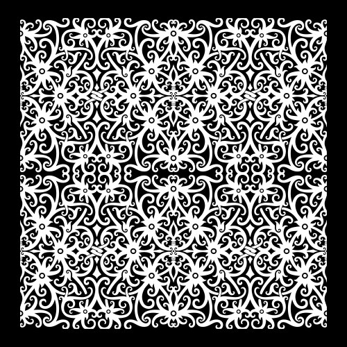 Borneo kalimantan dayak ornament set Royalty Free Vector