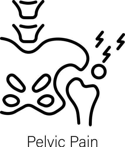 Groin pain Royalty Free Vector Image - VectorStock