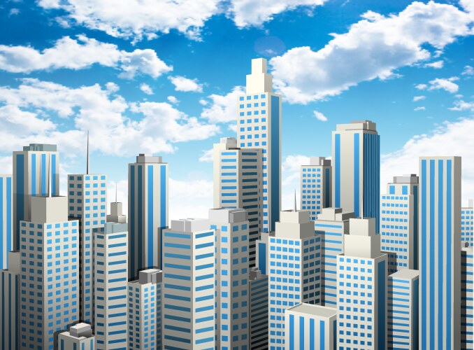 City Royalty Free Vector Image - VectorStock