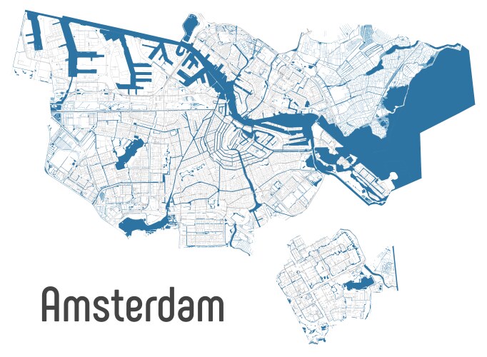 Amsterdam City Map Vector Images (over 440)
