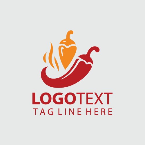 Chilli logo Royalty Free Vector Image - VectorStock
