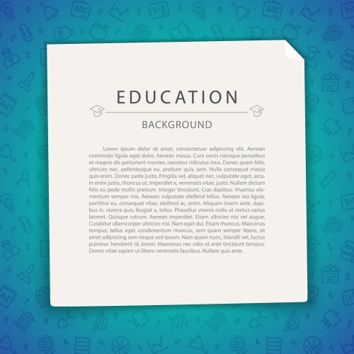 Education grey background with teacher Royalty Free Vector