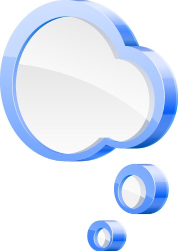 High detailed of speech bubble concept Royalty Free Vector