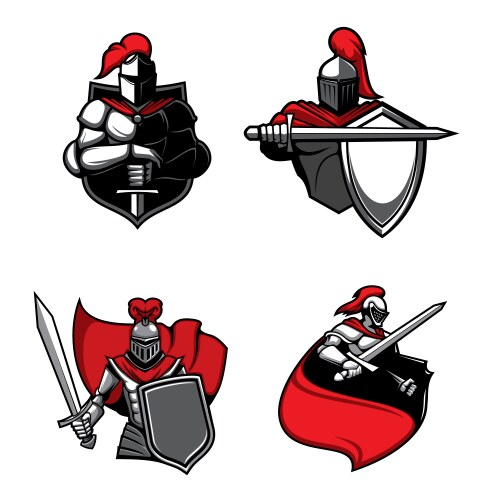 Little knight Royalty Free Vector Image - VectorStock