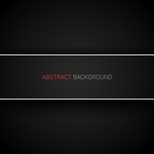 Black background with banner Royalty Free Vector Image