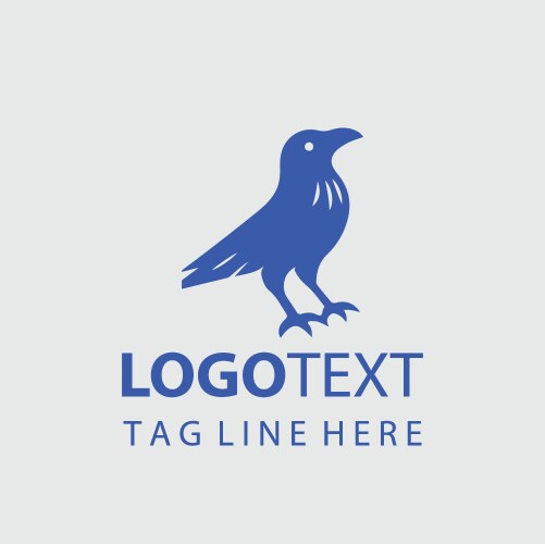 Crow logo Royalty Free Vector Image - VectorStock
