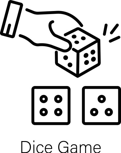 Dice Outline Vector Images (over 7,100)